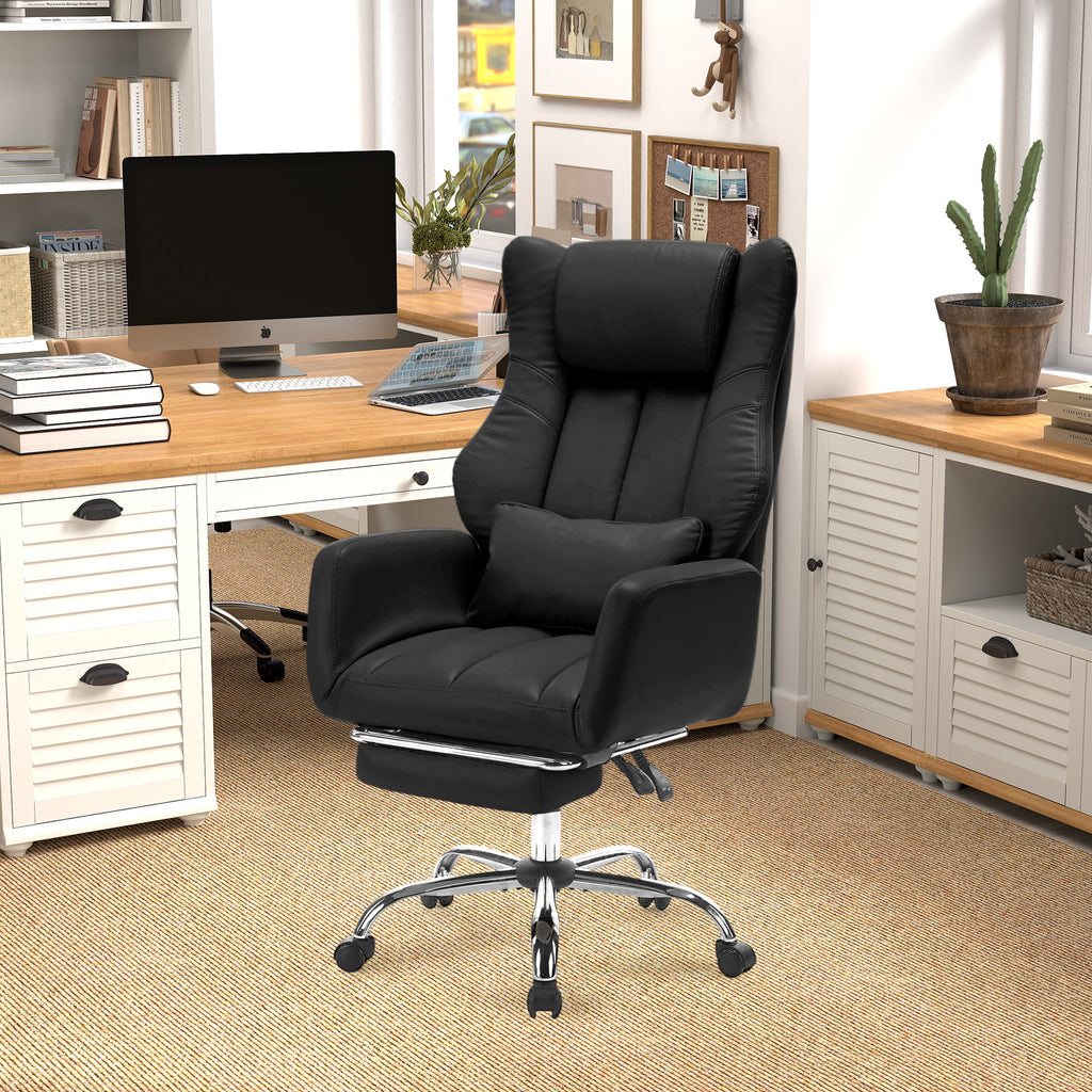 HOMREST Ergonomic Home Office Chair with Flip-Up Armrests, 135° Reclin