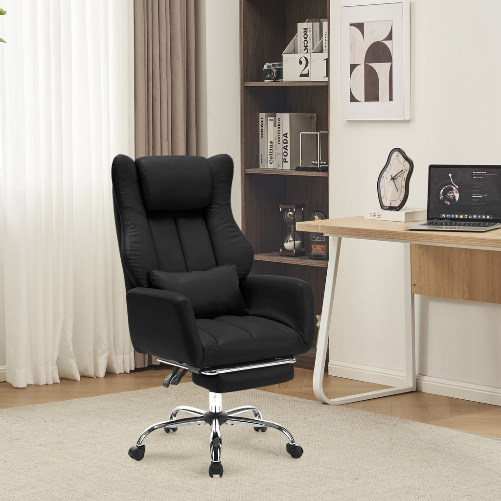 HOMREST Ergonomic Home Office Chair with Flip-Up Armrests, 135° Reclin