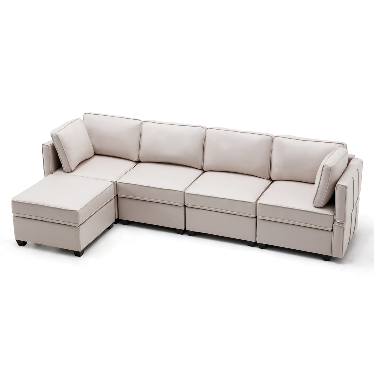 Homrest Sectional Sofa Reversible Sofa Couch with Storage