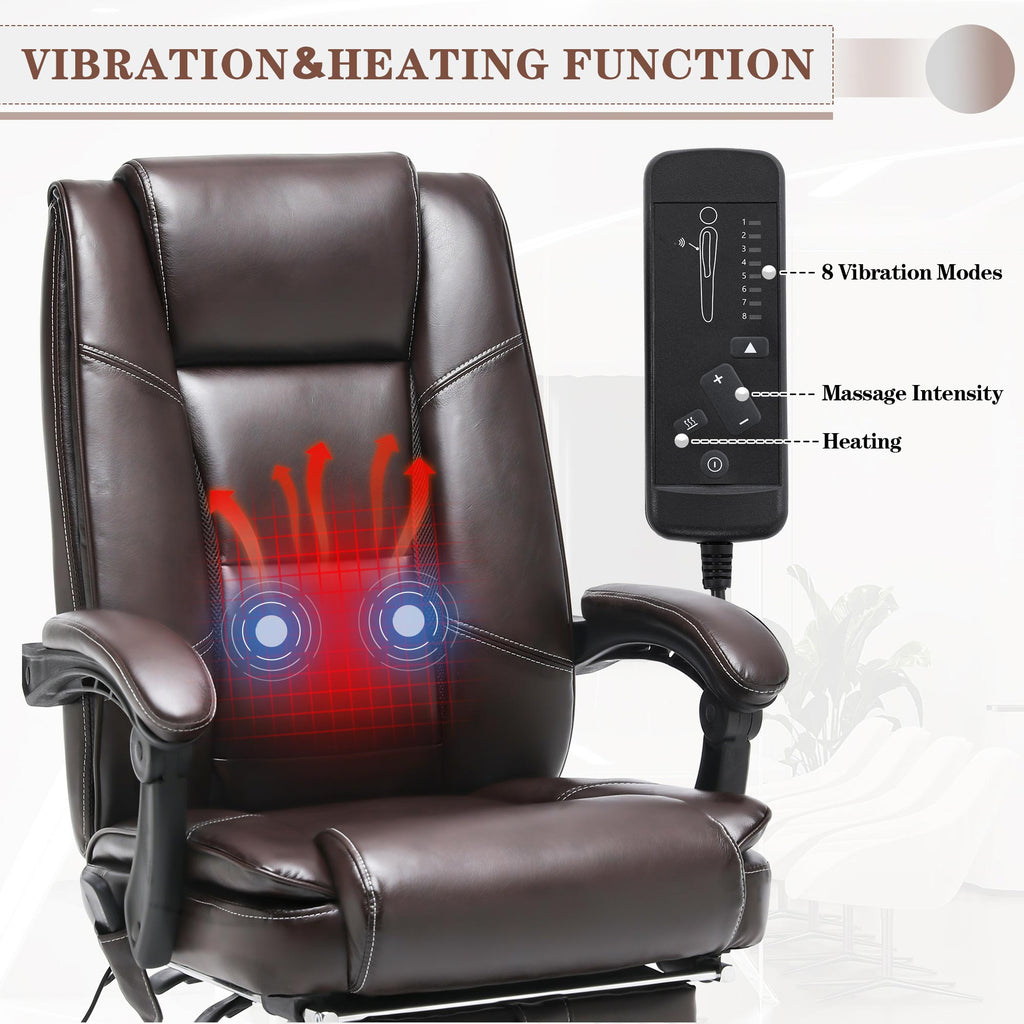Ergonomic Massage and Heated Executive Office Chair