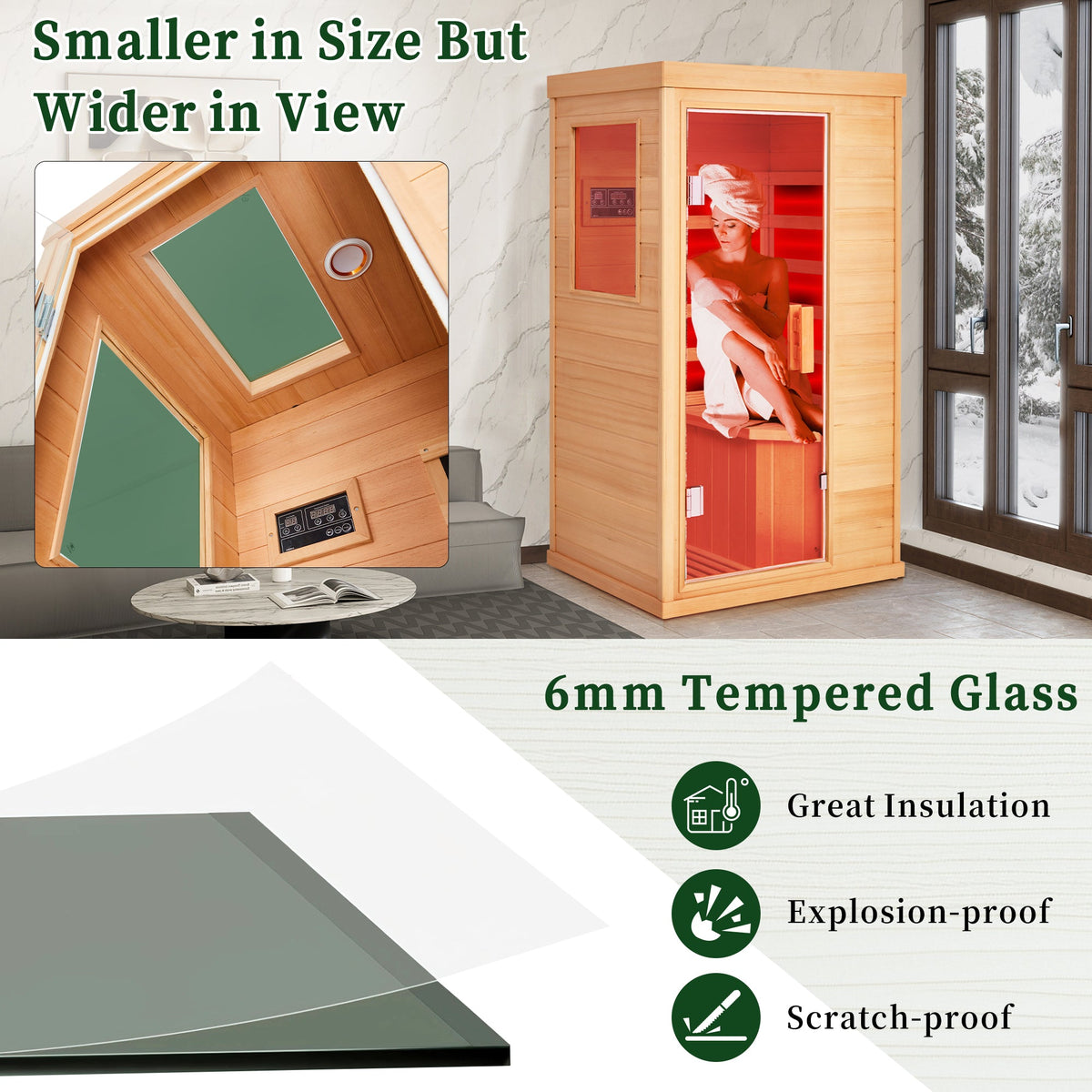 Powerful Infrared Mini Sauna - homrest