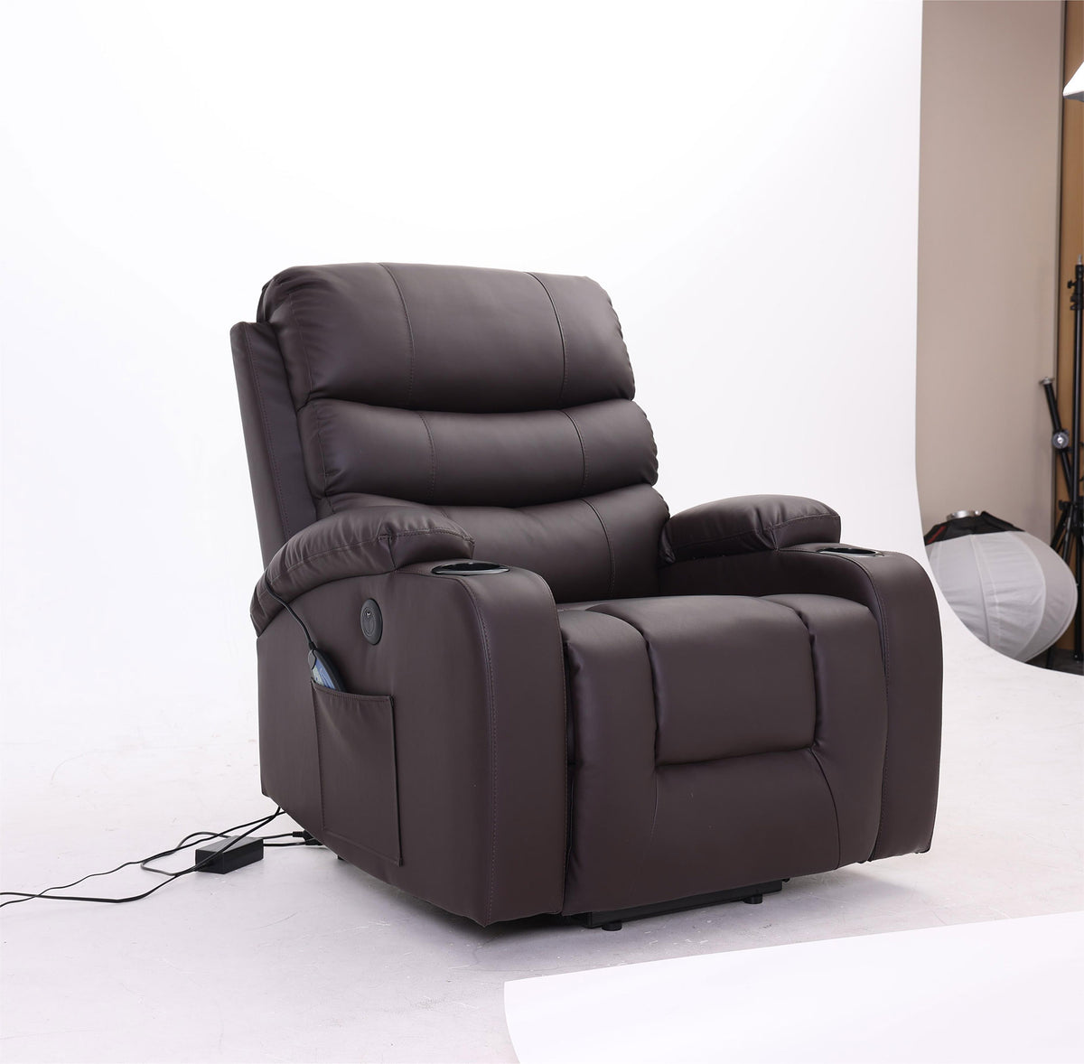 Homrest Power Lift Recliner Chair with Massage for Elderly
