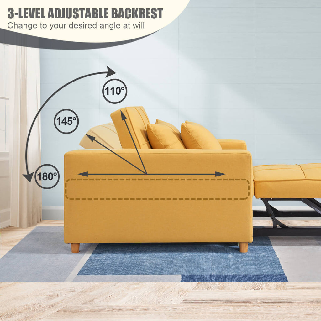 Homrest Sofa Bed 3-in-1 Multi-Functional Convertible Chair